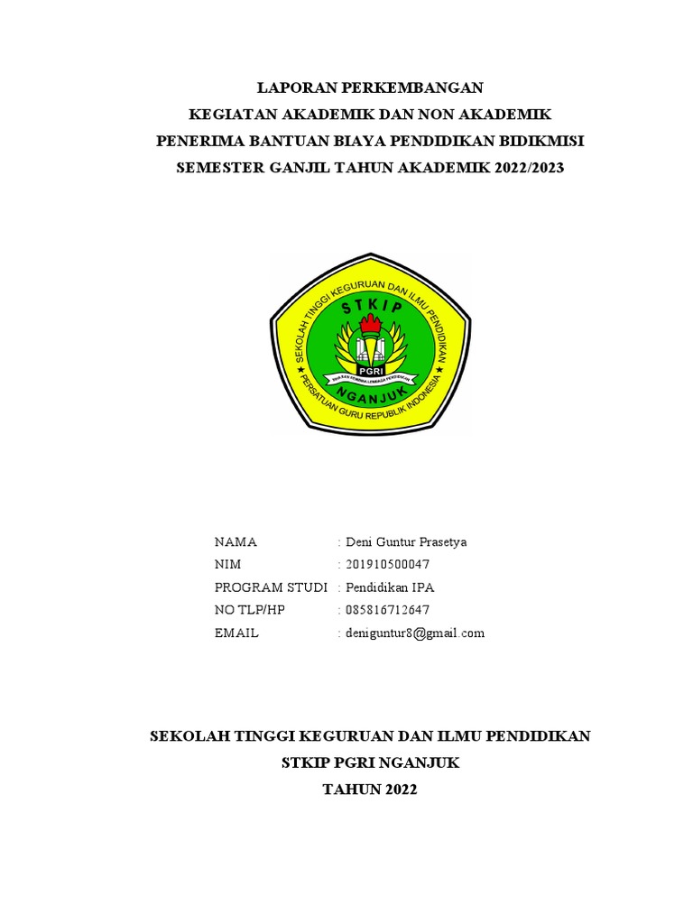Contoh Pembuatan Lpj Pdf