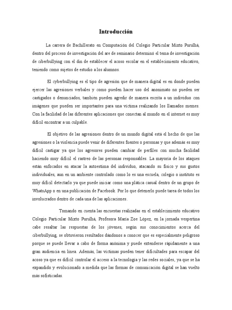 Analisis e Interpretacion 06-08-2023 | PDF | Acoso cibernético | Empatía Analisis e Interpretacion 06-08-2023 | PDF | Acoso cibernético | Empatía