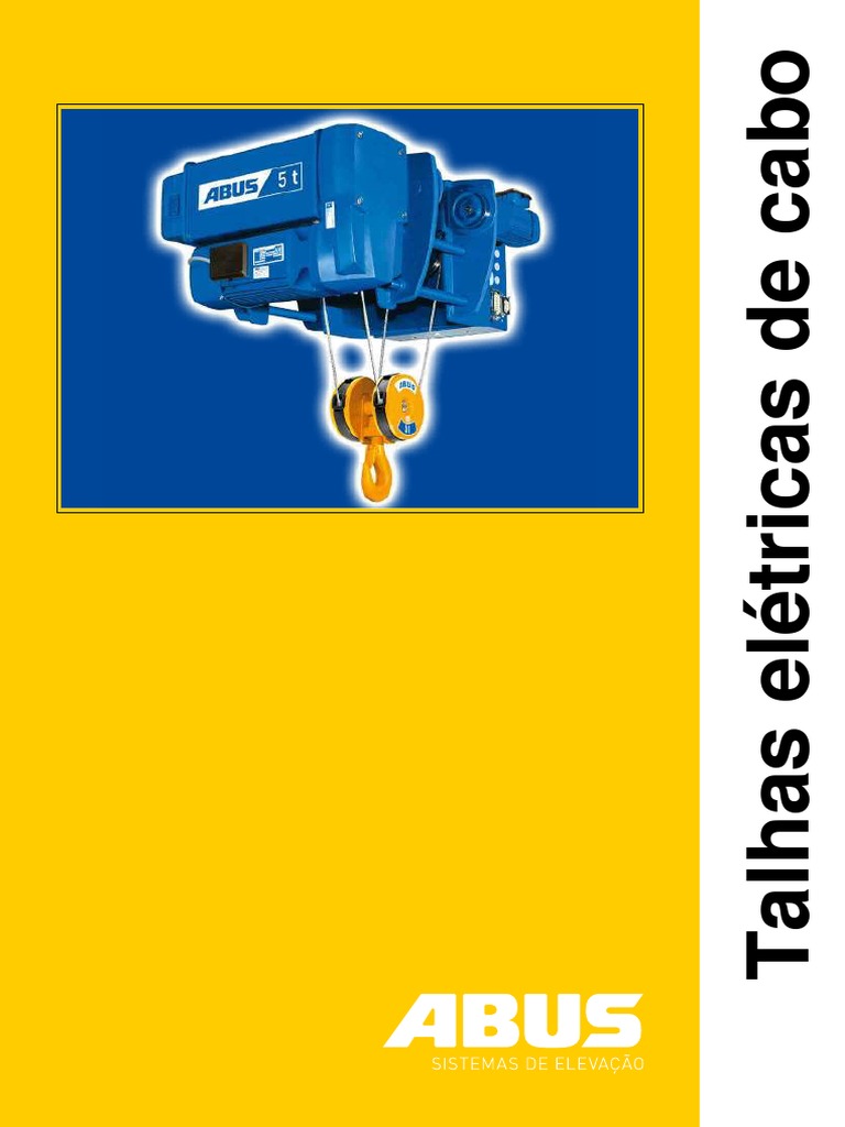 Catalogo Abus Da Talha Eletrica de Cabo de Aco | PDF