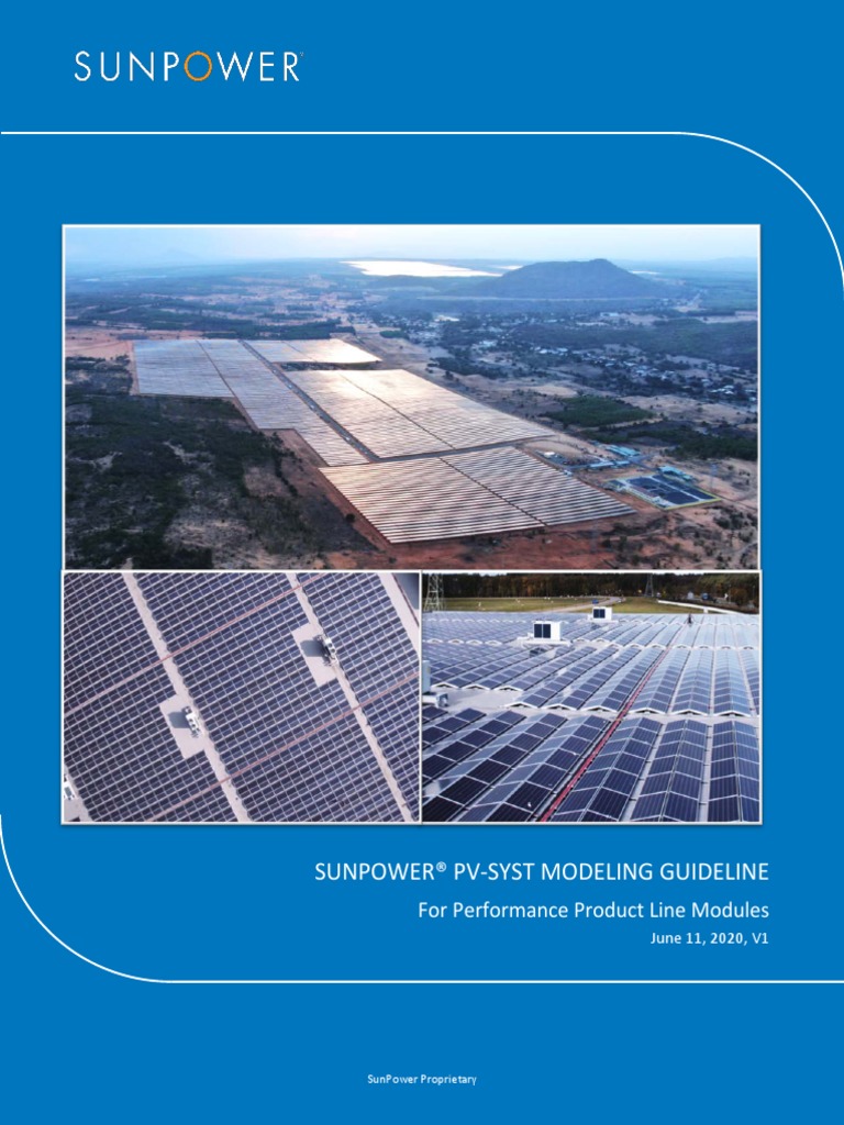 PVSyst Guideline - Performance Modules v0.1 | PDF | Technology ...