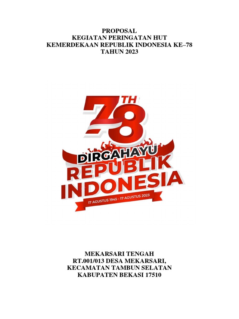 Proposal 17 Agustus | PDF