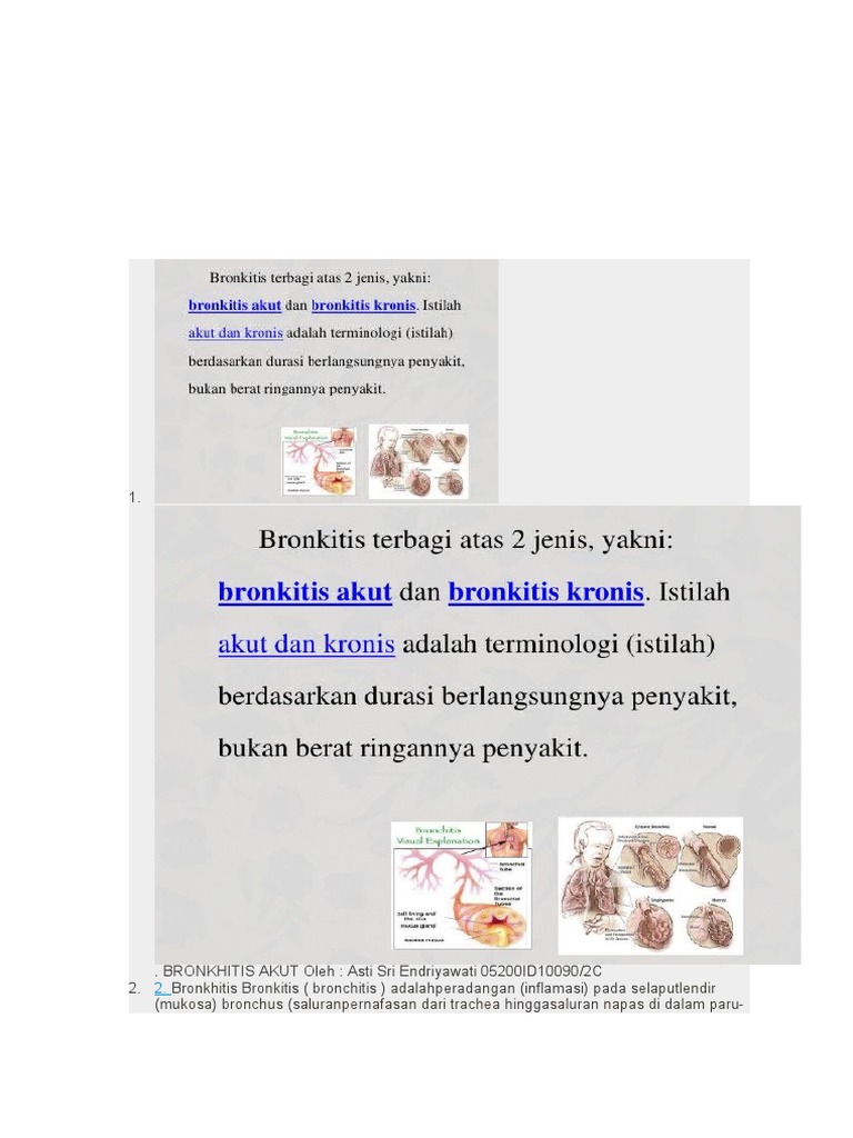Bronkitis | PDF