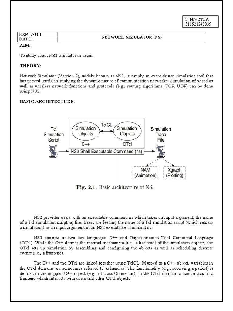 CN Lab Manual | PDF | Transmission Control Protocol | Simulation