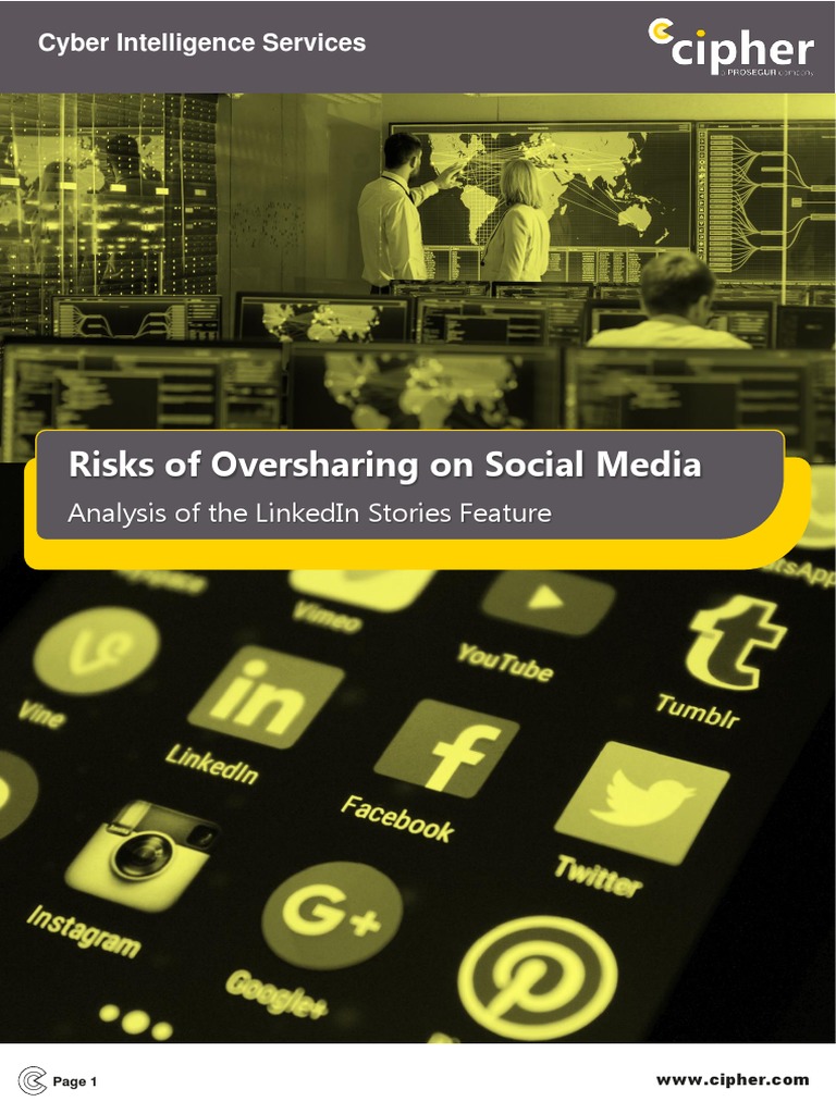 Risks of Oversharing On Social Media | PDF