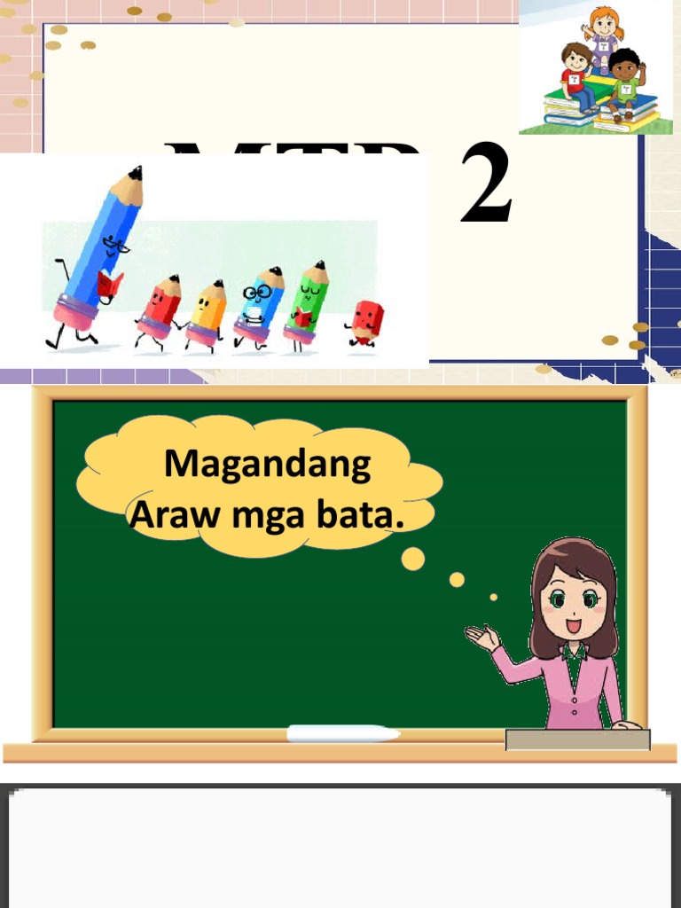 q3. Mtb Pandiwang Nagsasaad Ng Kilos | PDF