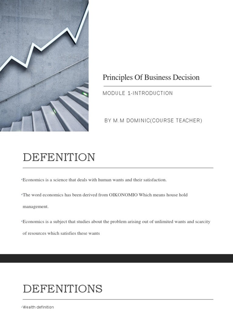 Principles of Business Economics Explained | PDF | Economics | Profit ...