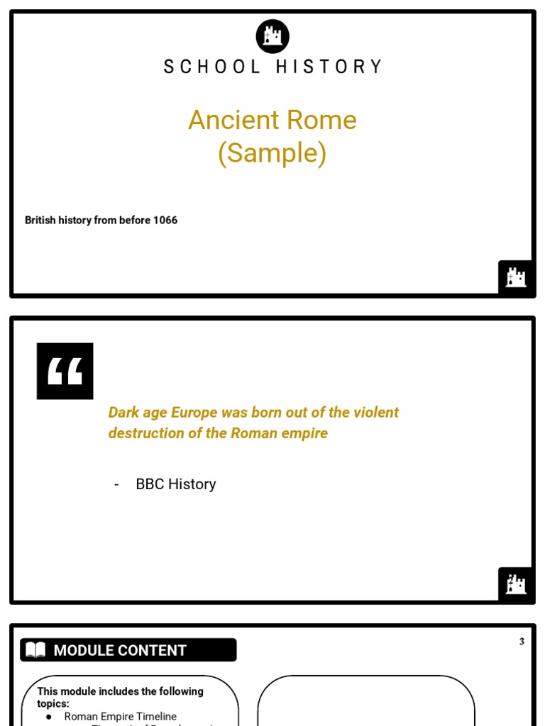 KS3 Area 6 Ancient Rome Presentation Sample | PDF | Ancient Rome ...