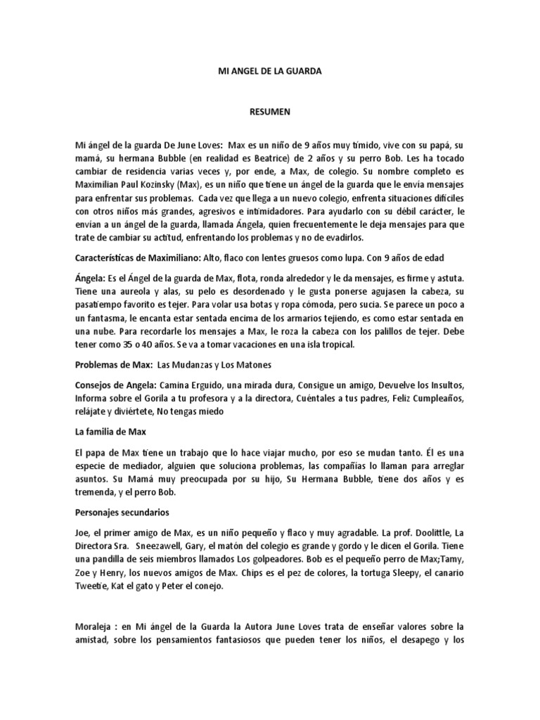 Mi Angel De La Guarda Pdf