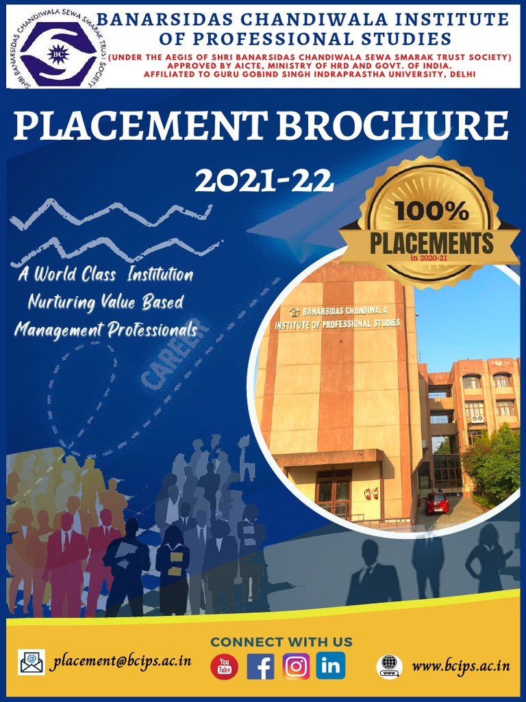 Placement Brochure 2021-22 | PDF | Business | Analytics