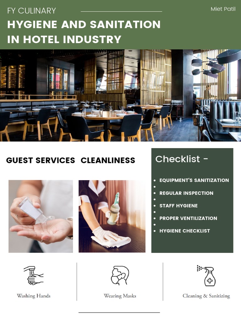 Hygiene and Sanitation in Hotel Industry | PDF