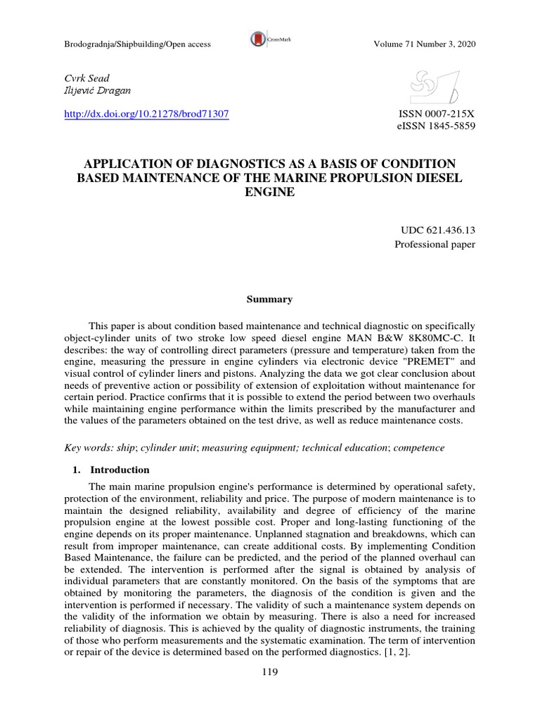 5 Diagnostics As Basis For Condition Based Maintenance | PDF | Internal ...