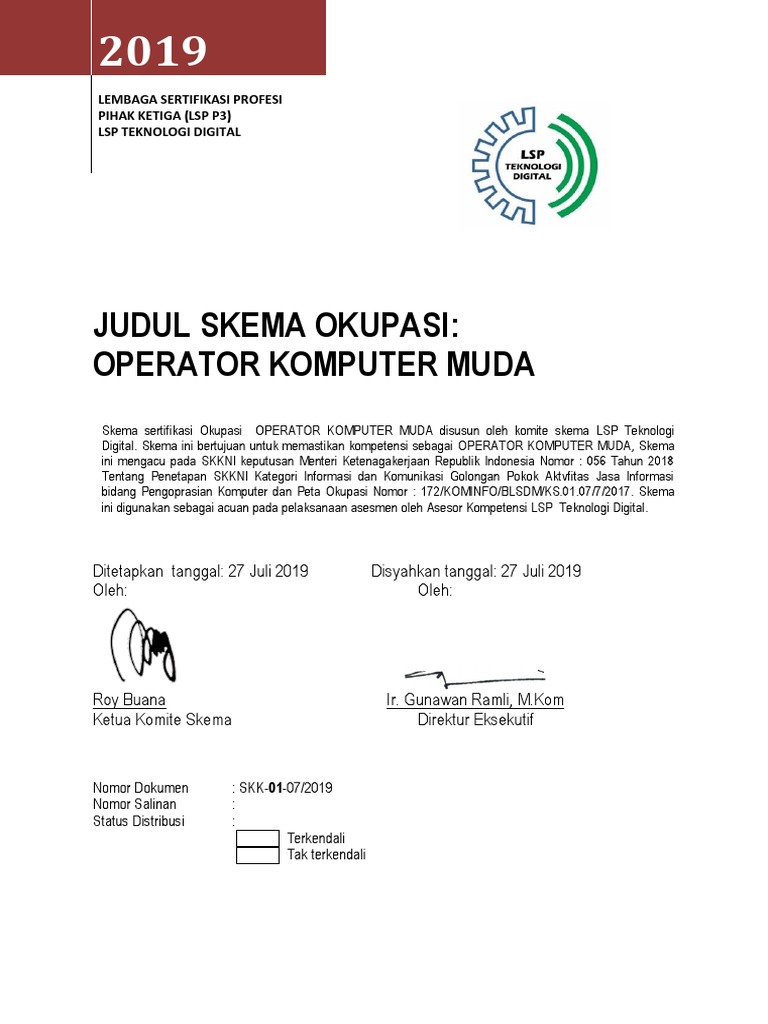 Operator Komputer Muda | PDF