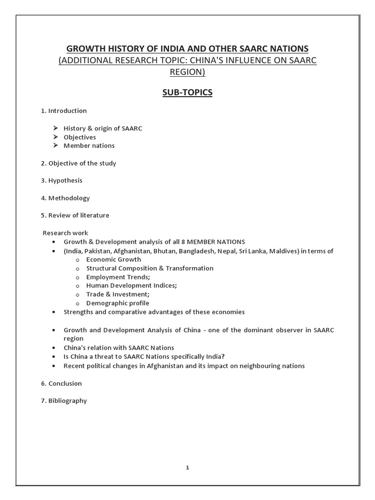 Pranav Project | PDF | South Asia | Economic Growth