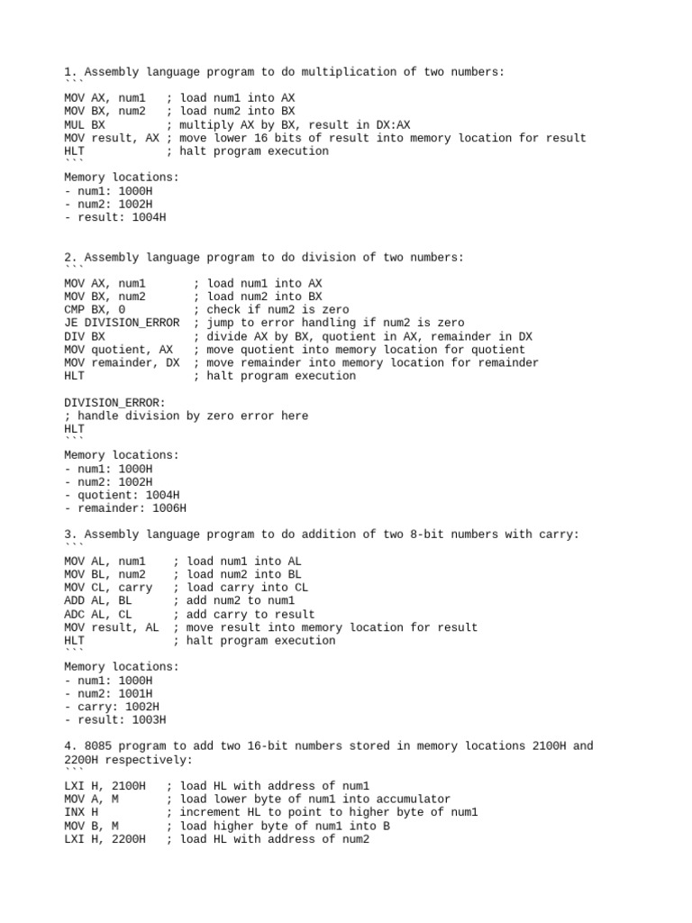 Assignment of Microprocessor - Feven Shambu RDCS 011-13B-13 | PDF