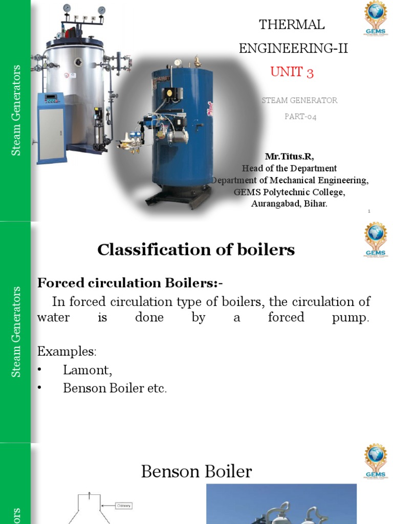 3.1.4 Benson Boiler | PDF | Boiler | Steam