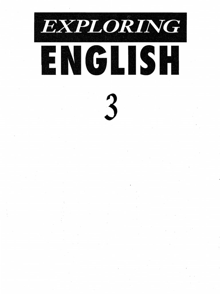Exploring English 3 | PDF