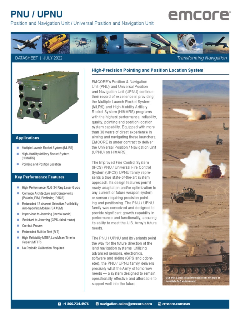 PNU UPNU Position Navigation Unit | PDF