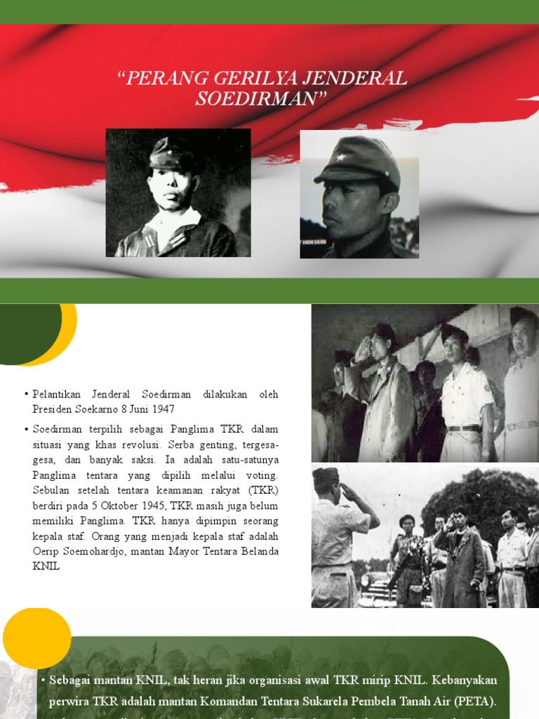 Perang Gerilya Jenderal Soedirman | PDF