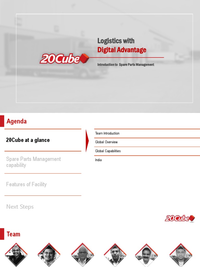 20cube SPMS 3PL Capabilties | PDF | Warehouse | Logistics