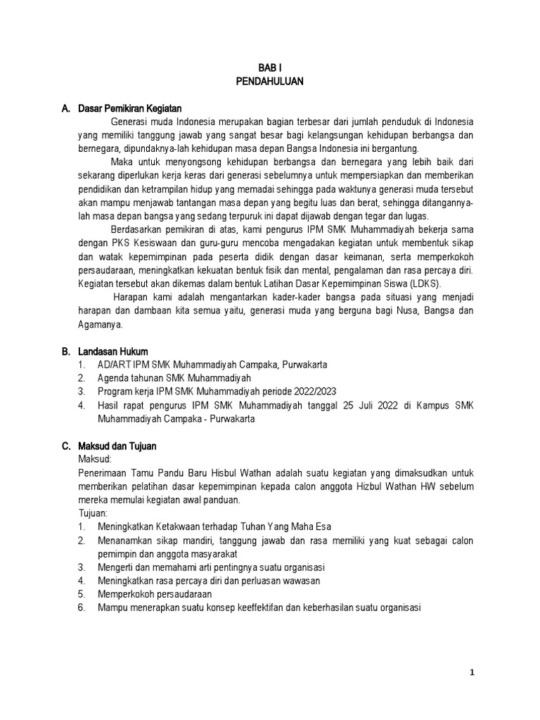 LDKS 2022: Pengembangan Kepemimpinan Siswa | PDF | Karier & Perkembangan