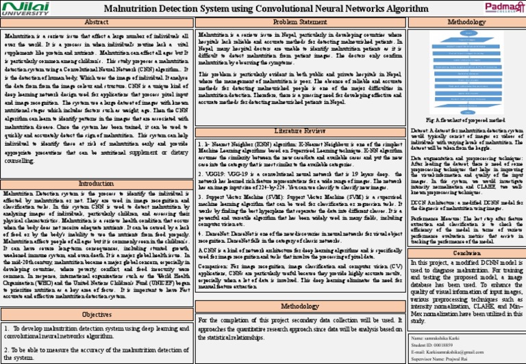 Malnutrition-detection-System | PDF | Support Vector Machine | Computer Vision