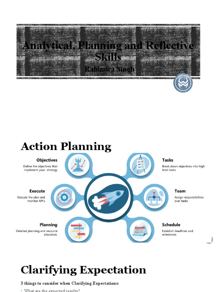 Analytical, Planning and Reflective Skills | PDF