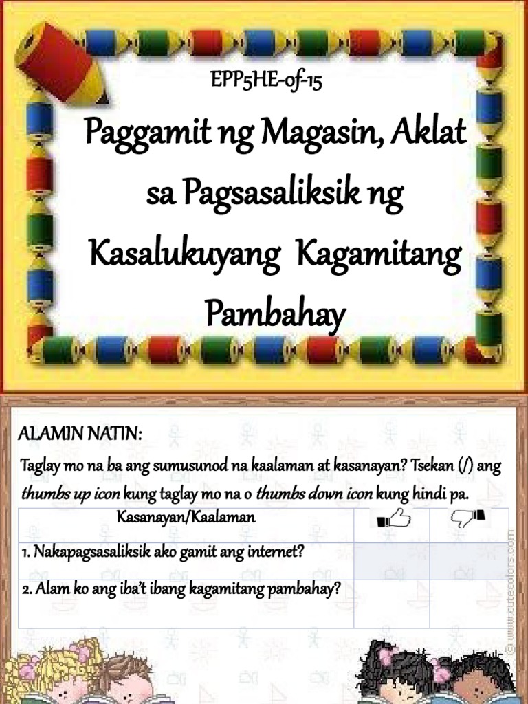 Powerpoint Epp-He Quarter2 Week6 | PDF