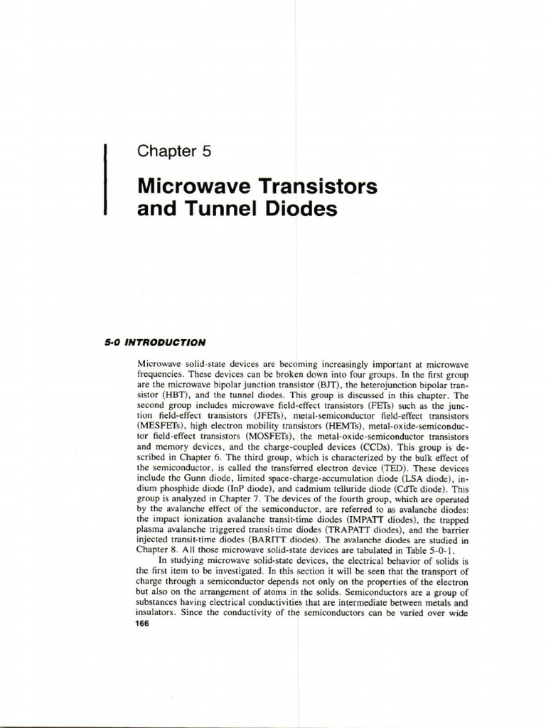 Microwave Transistors | PDF