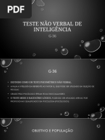 Teste Não Verbal de Inteligencia - G38 | PDF | Inteligência | Cognição