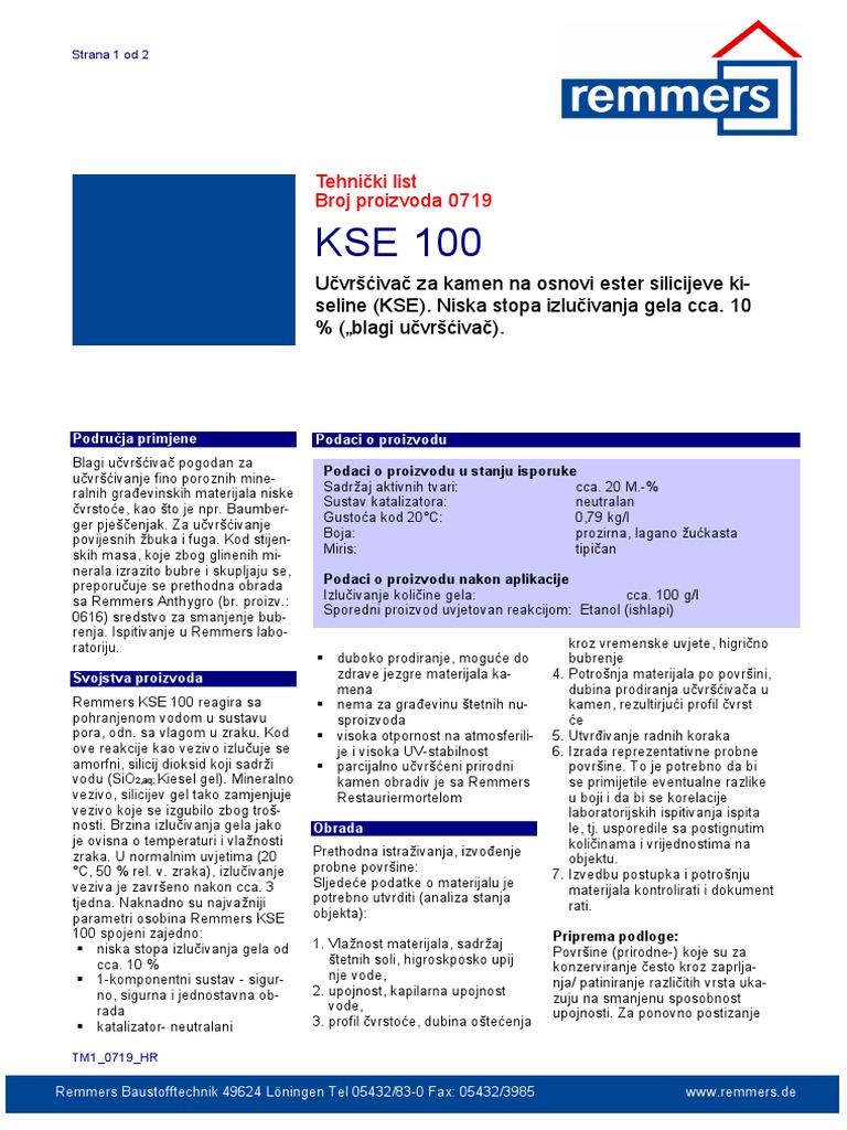 Kse 100 Remmers | PDF