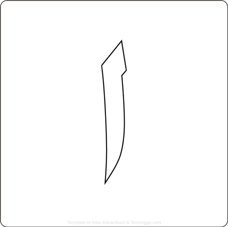 Mewarnai Huruf Hijaiyah Alif | PDF