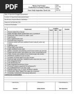 Front End Loader Preventive Maintenance Checklist | PDF