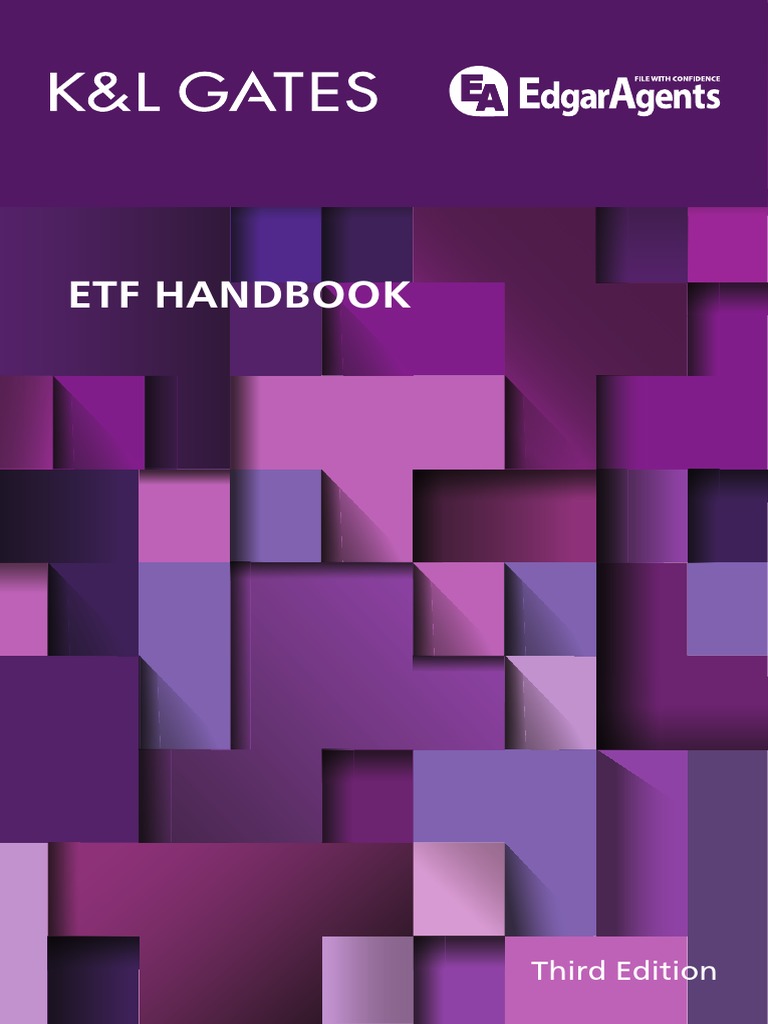 Third Edition ETF Regulatory Guide | PDF | Exchange Traded Fund | Investment Fund