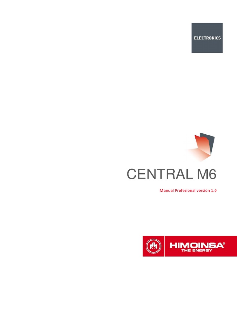 MANUAL CENTRAL M6 - Rev1-F | PDF | Finance & Money Management | Computers