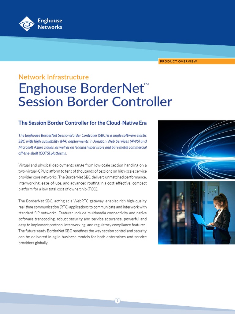 Enghouse - BorderNet SBC - Product Sheet | PDF