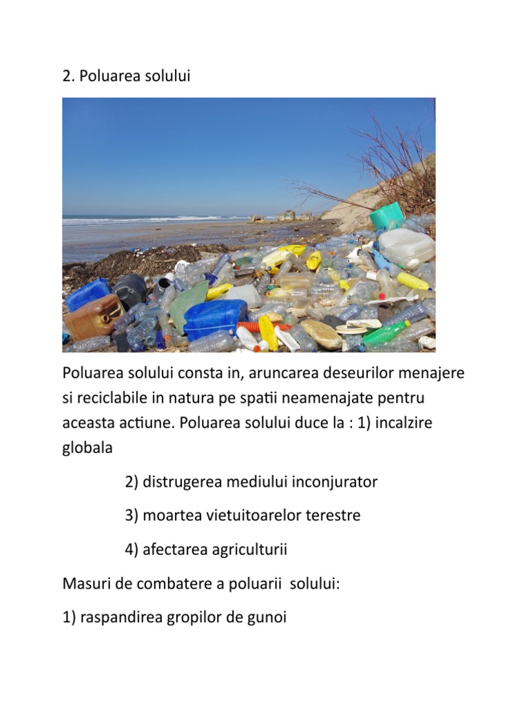 Poluarea Solului | PDF