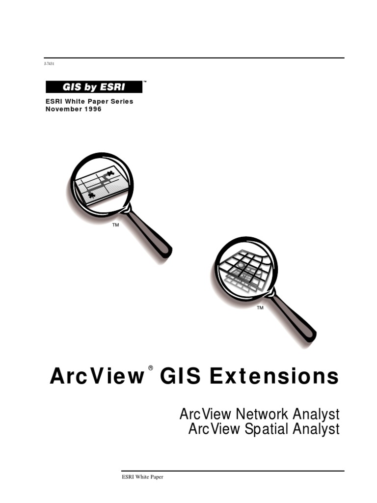 Arcview Gis Extensions Arcview Network Analyst Arcview Spatial Analyst