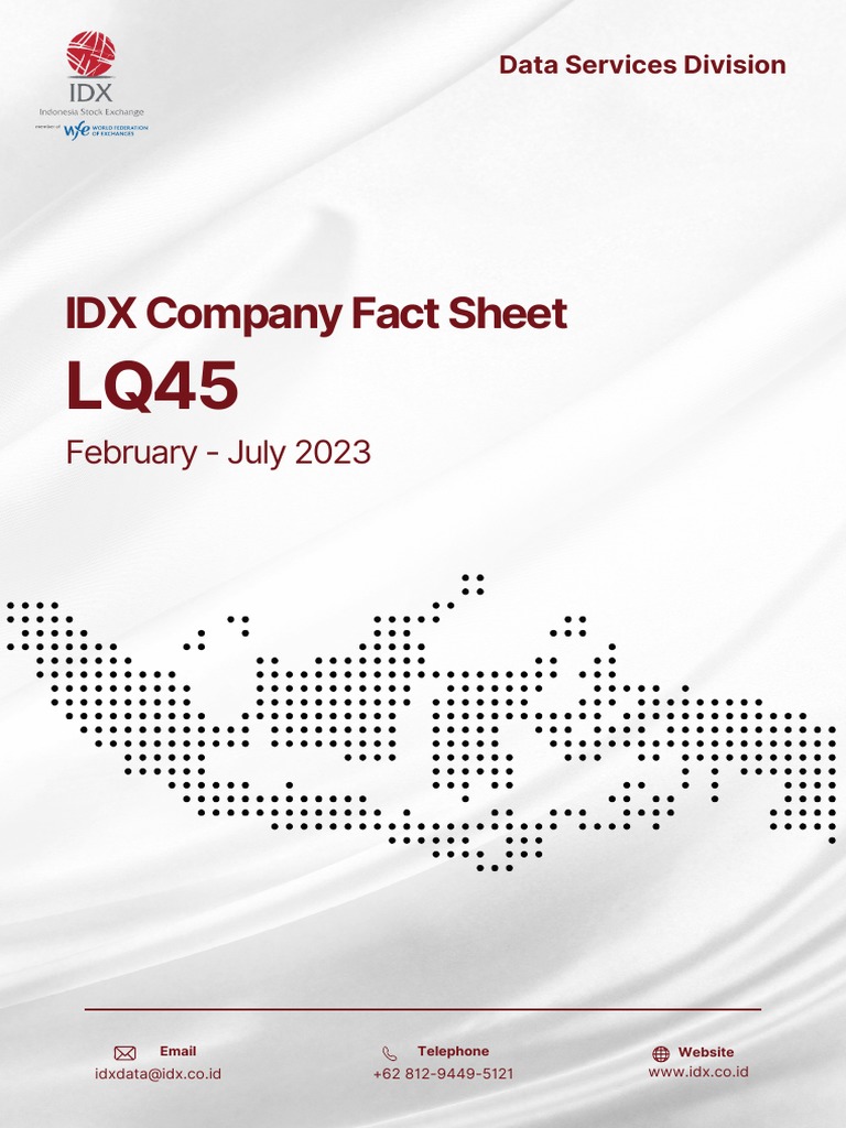 IDX Company Fact Sheet: LQ45 Overview | PDF | Banks | Indonesia