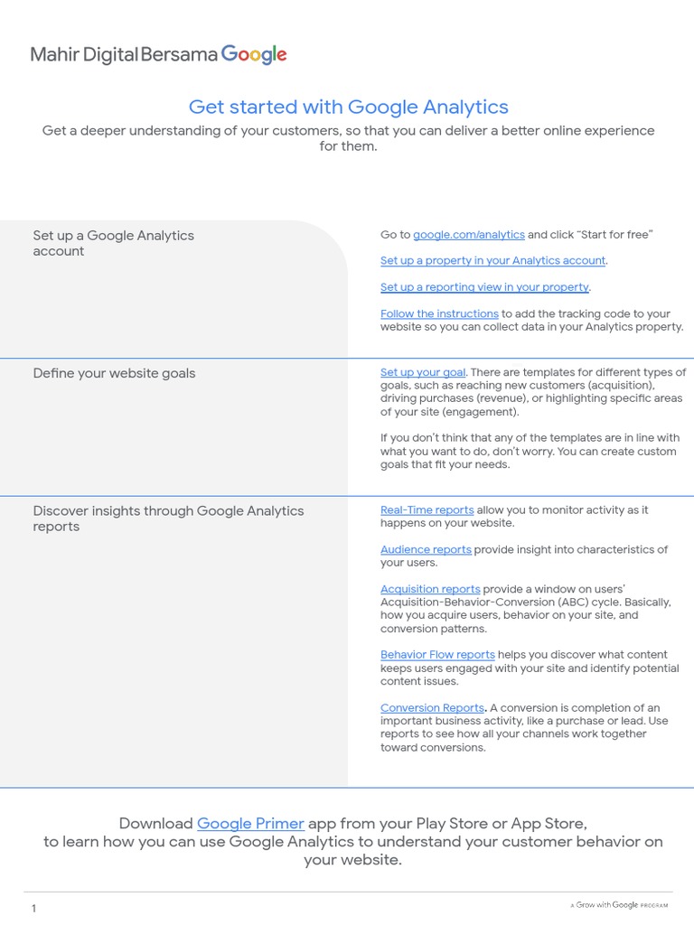 Google Analytics | PDF