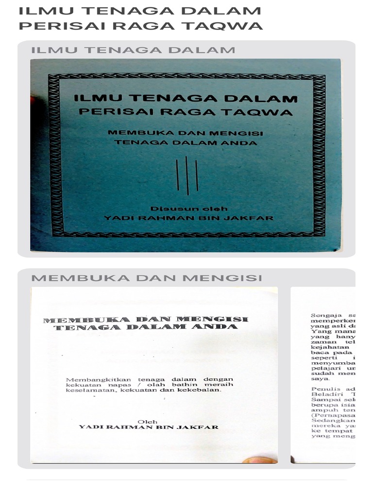 Ilmu Tenaga Dalam | PDF