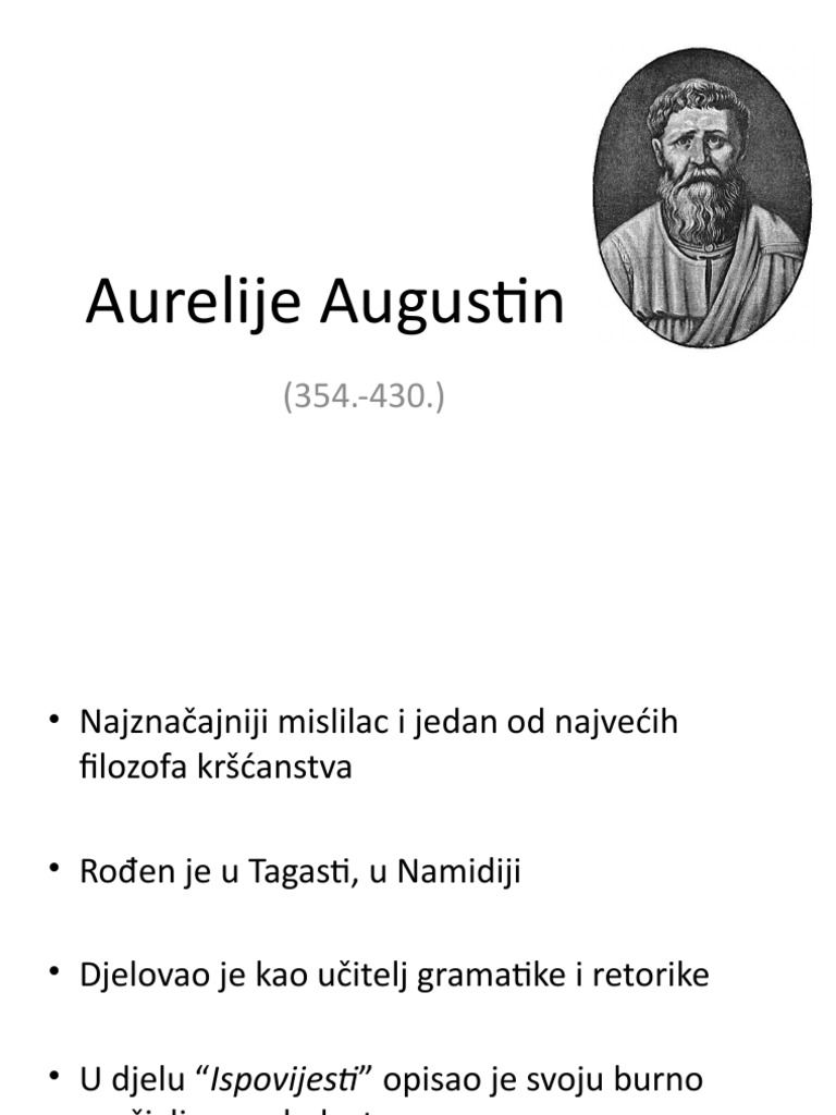 Aurelije Augustin | PDF