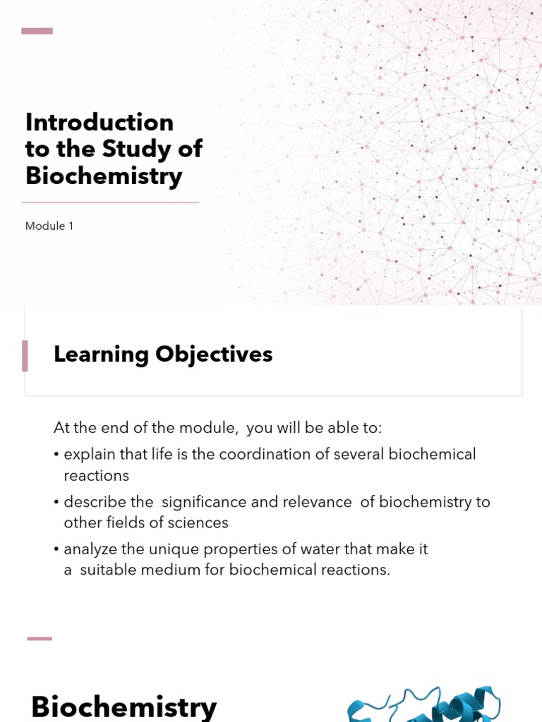 Module 1 Biochem | PDF | Cell (Biology) | Cytoplasm
