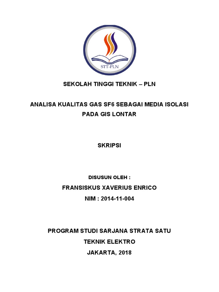 PDF Analisa Dan Pengujian Kualitas Gas Sf6 Sebagai Media Isolasi Pada ... PDF Analisa Dan Pengujian Kualitas Gas Sf6 Sebagai Media Isolasi Pada ...