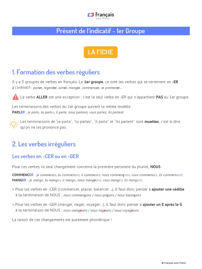 Presentdelindicatif 1 Er Groupe | PDF