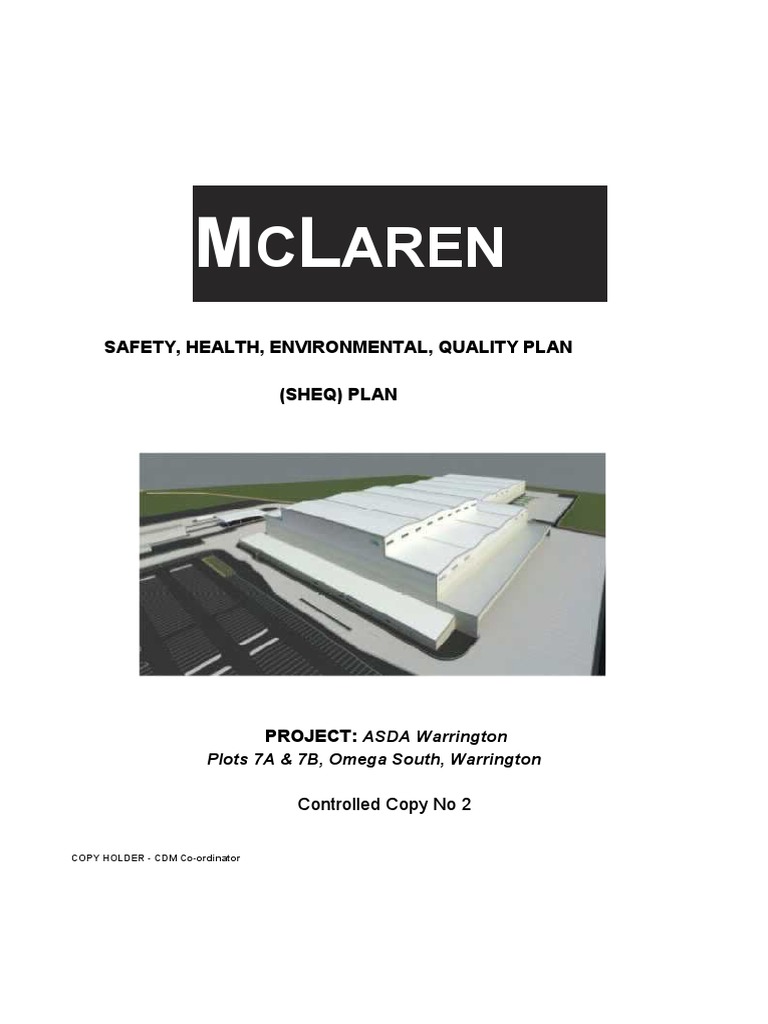 New Sherq Plan | PDF | Occupational Safety And Health | Waste