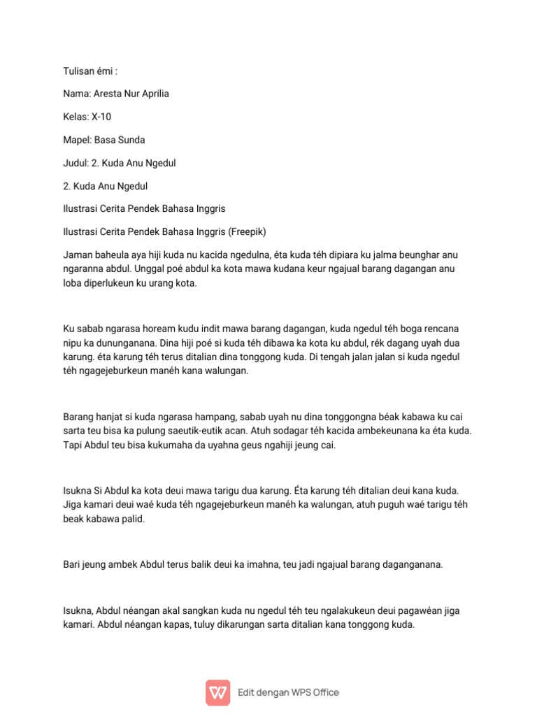 Tulisan Émi-WPS Office | PDF