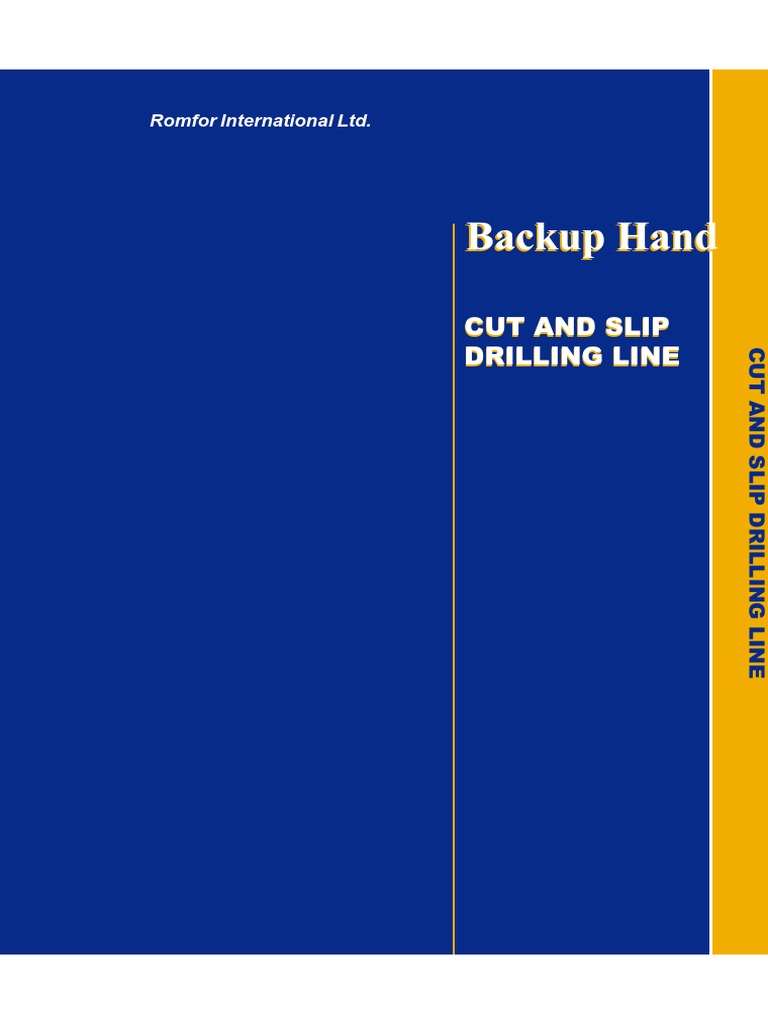 Drilling Line Cut and Slip Guide | PDF | Drilling | Drill