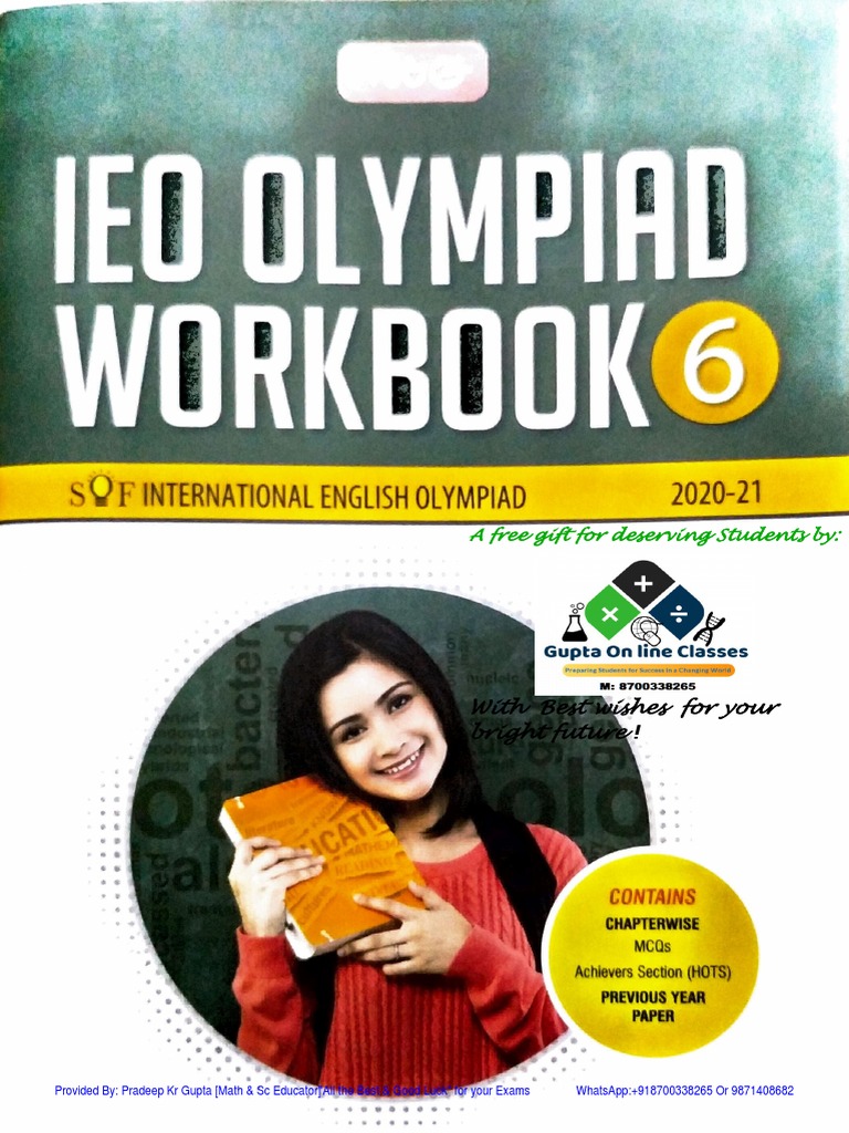 IEO Olympiad Workbook for Class 6 | PDF | Career & Growth
