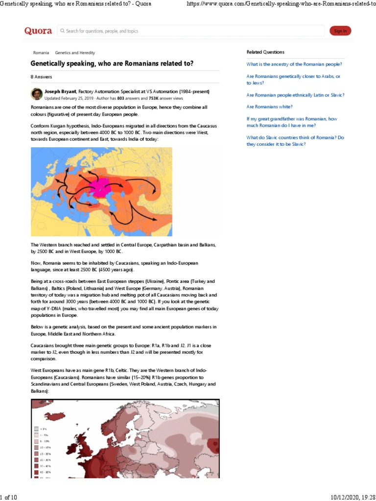 ROmanian Genetics | PDF