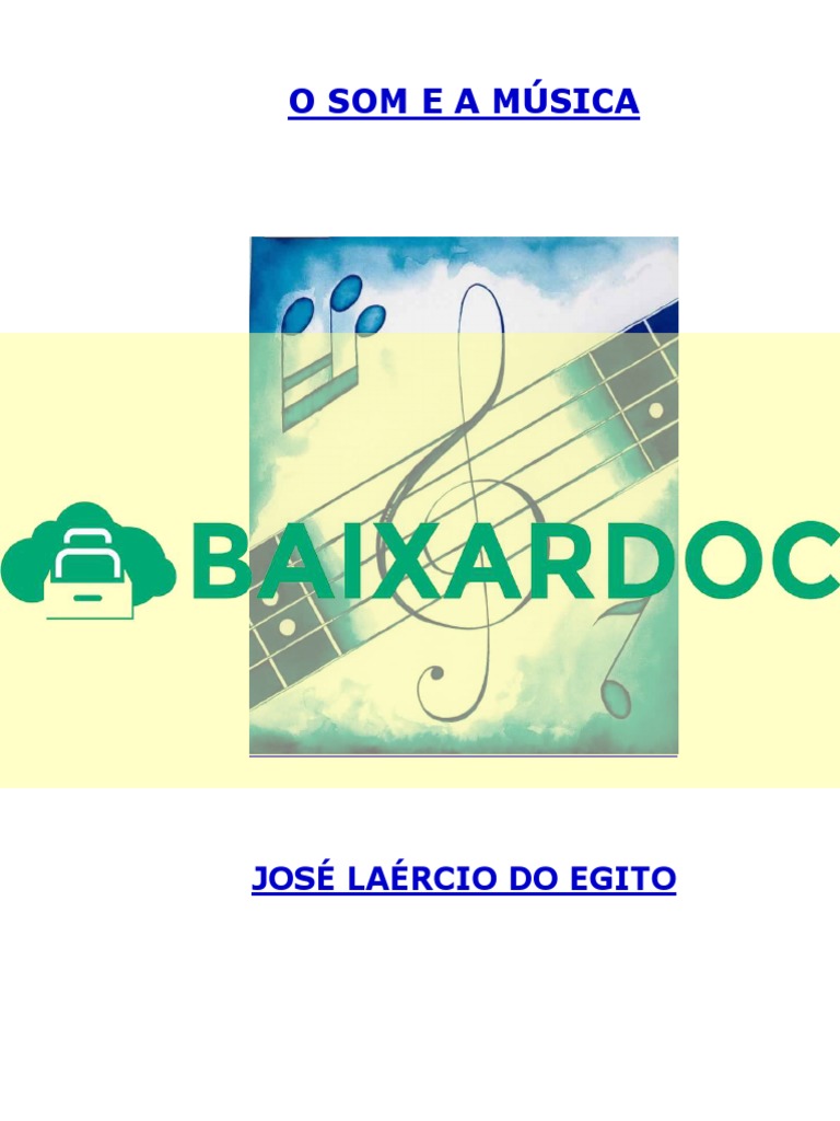 JLE - O-Som-E-A-Musica-Jose-Laercio-Do-Egito | PDF